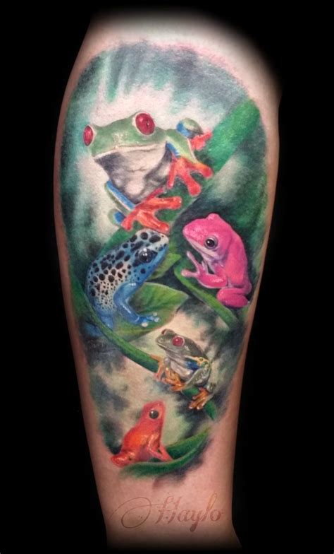 Tree Frog Tattoo By Haylo Frog Tattoos Tiny Tattoos For Girls Tree Frog Tattoos