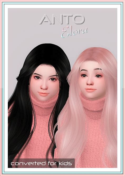 Stardustsimmer Anto Elora Hair Converted For Dopecherryblossomheart