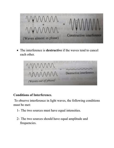 SOLUTION Interference Of Light Waves Studypool