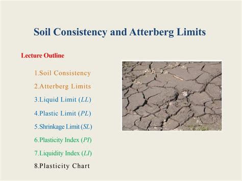 Geotechnical Engineering I [lec 9 Atterberg Limits] Ppsx