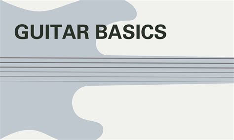 Guitar Basics — Shedthemusic
