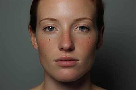 Premium Photo Hormonal Acne Comparison Before Adult Acne After Clear