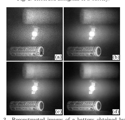 Figure 1 From An Effective Method For Reducing Speckle Noise In Digital