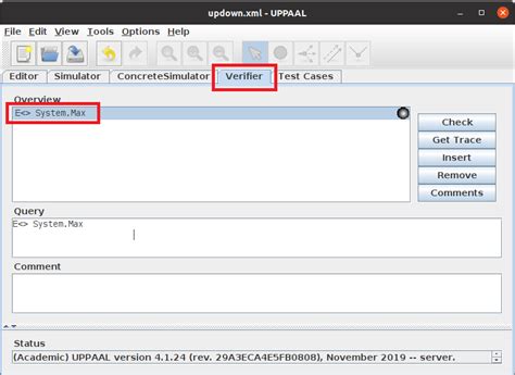Using Queries Uppaal Documentation
