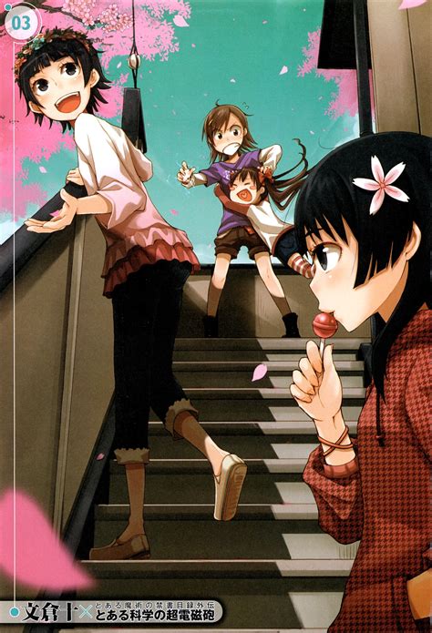 Misaka Mikoto Shirai Kuroko Saten Ruiko And Uiharu Kazari Toaru