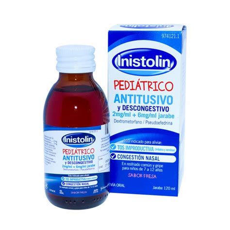 Inistolin Jarabe Pediátrico Tos Y Congestión 120ml Promofarma