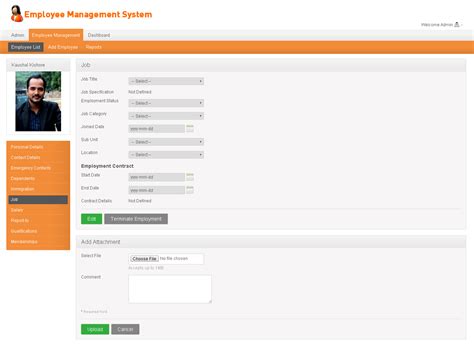 Employee Management System Using Php And Mysql Project
