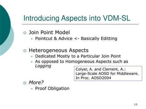 Ppt Context Aware Feature Oriented Modeling With An Aspect Extension