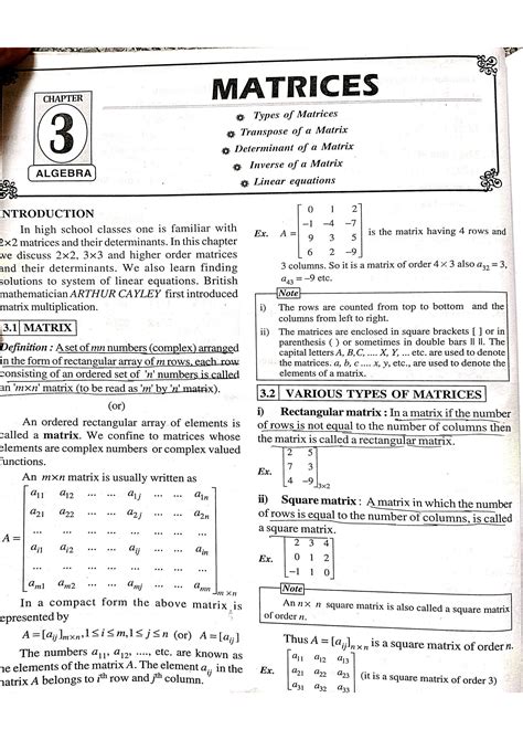 SOLUTION Matrices And Determinants 12 Grade Studypool