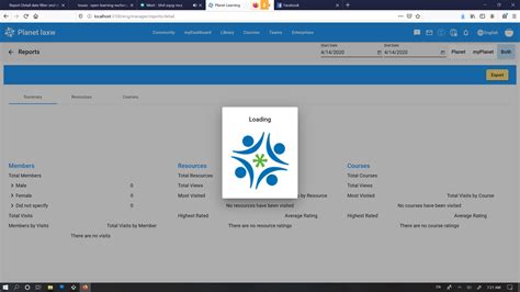 Report Detail Date Filter Start Date Shows Current Date While Loading