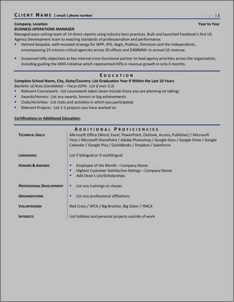 Chief Executive Officer Resume Example Resume Example Gallery