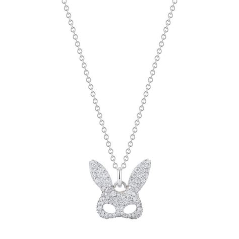 Solid Gold Rabbit Necklace Finn
