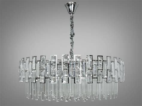 Захоплююча елітна суперстильна кришталева люстра на 16 ламп діаметром 80 см хром арт 830