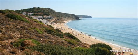 Praia Da Salema Beach In Budens Vila Do Bispo • Portugal