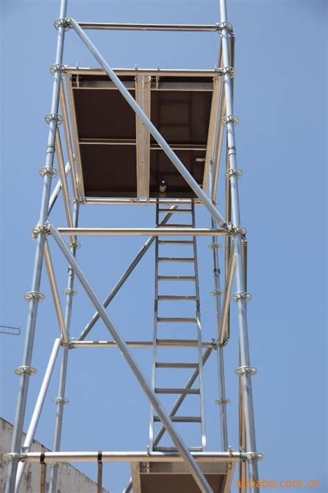Dragonstage Aluminum Double Width Climb Ladder Scaffolding For