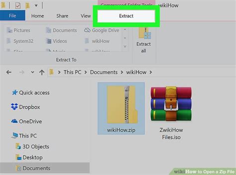 4 Ways To Open A Zip File WikiHow