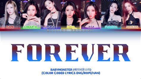 Babymonster Forever Lyrics Color Coded Lyrics Youtube