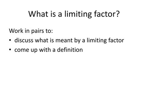 Math Limiting Factor Definition At Thomas Simpson Blog