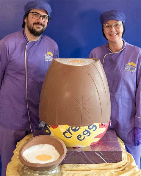 Cadbury Creates The Worlds Largest Creme Egg