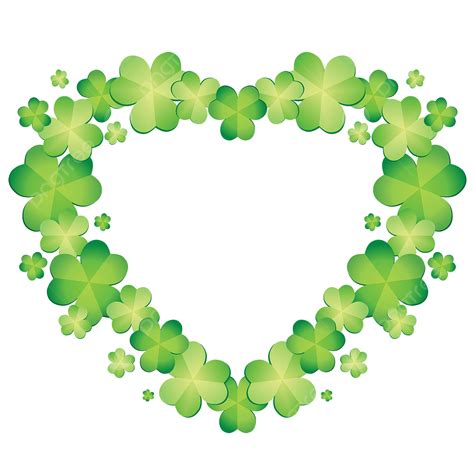 Shamrock Heart PNG Vector PSD And Clipart With Transparent