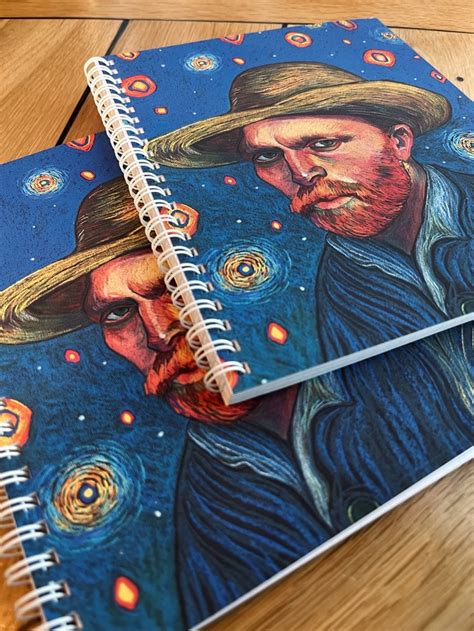 Иллюстрация Ван Гог в стиле графика книжная графика