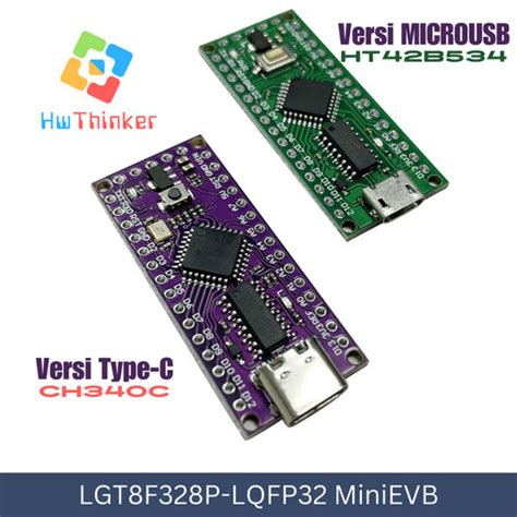 Jual Lgt8f328p Lqfp32 Minievb Type C Pengganti Arduino Nano V30 Evb