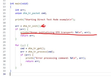 Nrf5340 Direct Test Mode Example Project Failed To Set The Tx Power