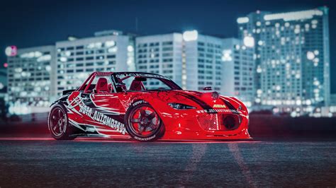Fond d écran Voitures rouges Mazda MXV8 voiture véhicule 1920x1080