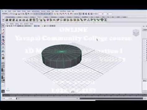 Maya Course I Ch 02 V 01 Creating Primitive Objects YouTube
