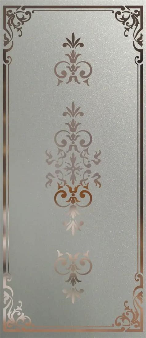 Custom Etched And Sandblasted Glass Panels