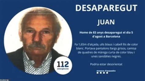 Desaparecido Un Hombre De 83 Años En Barcelona