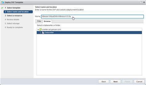 Deploy Vsan Witness Appliance Gansercom