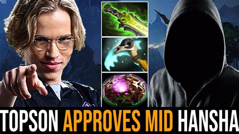 OG BZM Hansha Mid Grimstroke Approved By TOPSON Dota 2 Pro Gameplay