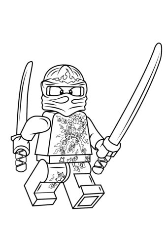 Lego Ninjago Kai Nrg Kolorowanka Ninjago Ausmalbilder Ausmalbilder