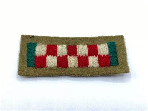 Ww2 Argyll And Sutherland Highlanders Formation Sign Sleeve Patch In
