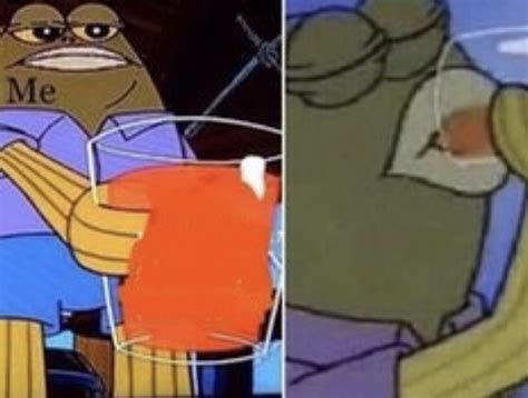 Spongebob Fish Drinking Blank Template Imgflip