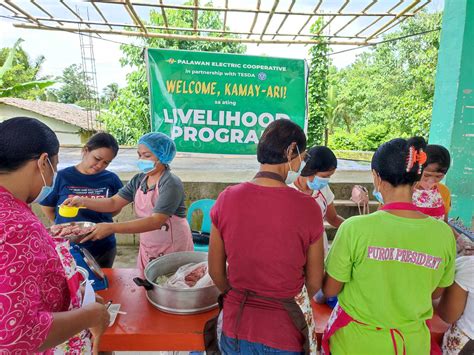 Livelihood Training Program Siomai Making Para Sa District X Palawan Electric Cooperative