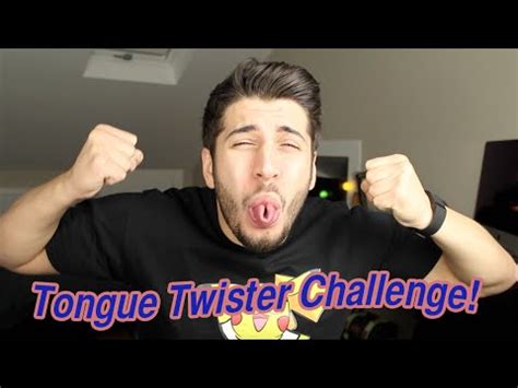 Tongue Twister Challenge YouTube