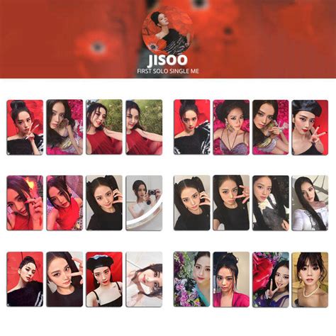 Blackpink Jisoo Solo Me Photocards Jisoo Solo Album Photo Cards Jisoo