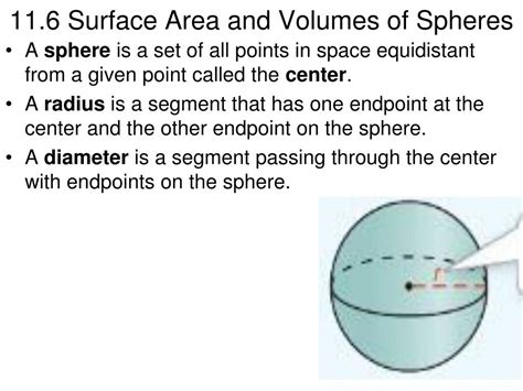 PPT 11 6 Surface Area And Volumes Of Spheres PowerPoint Presentation ID 4502632