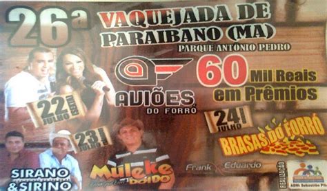 Blog Notícias De Paraibano E Região Cartaz Da Vaquejada 2011 De