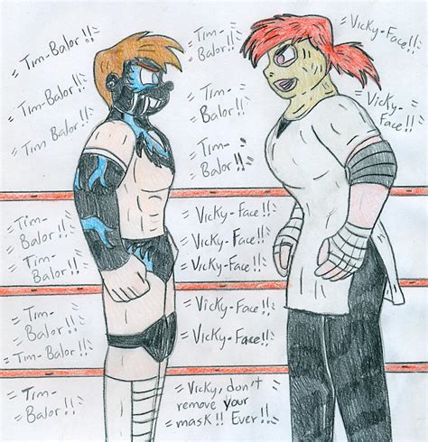 Wrestling Timmy Balor And Vicky Face By Jose Ramiro On Deviantart