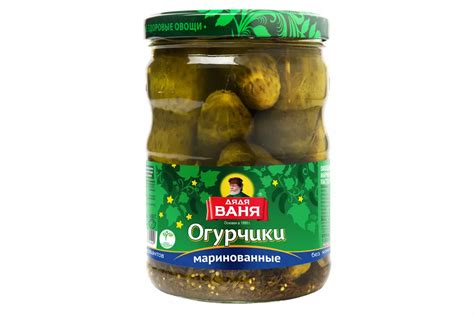 Огурцы Дядя Ваня маринованные с/б 950 г с бесплатной доставкой на дом ...