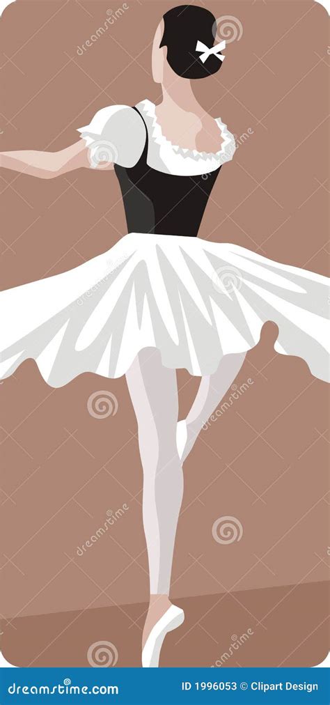 Dancing Ballerina Illustration Stock Vector Illustration Of Standing