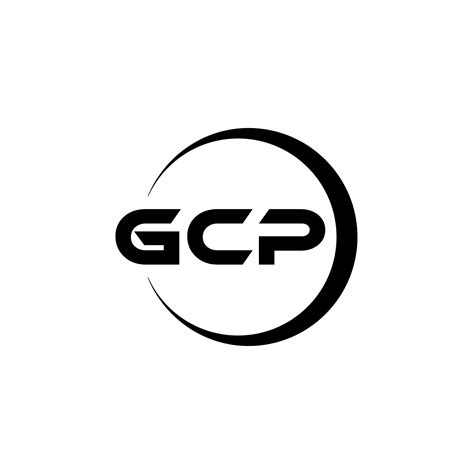 Gcp Letter Logo Design In Illustration Vector Logo Calligraphy Designs For Logo Poster