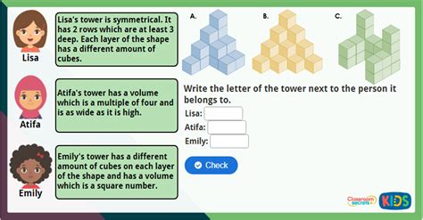 Year 6 Volume Counting Cubes Lesson Classroom Secrets Classroom