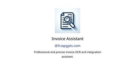 Invoice Assistant Gpts Features And Functions Examples And Prompts