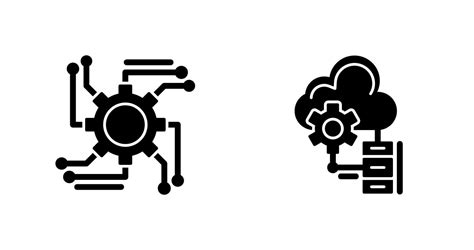 Automation And Big Data Icon 32627926 Vector Art At Vecteezy