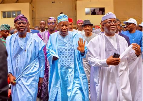 Ondo 2024 Sanwo Olu Abiodun Other Apc Governors Storm Akure For Mega