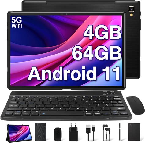 SEBBE Tablette 11 Pouces Écran 2K Android 13 Tablette 16 Go RAM 256 Go